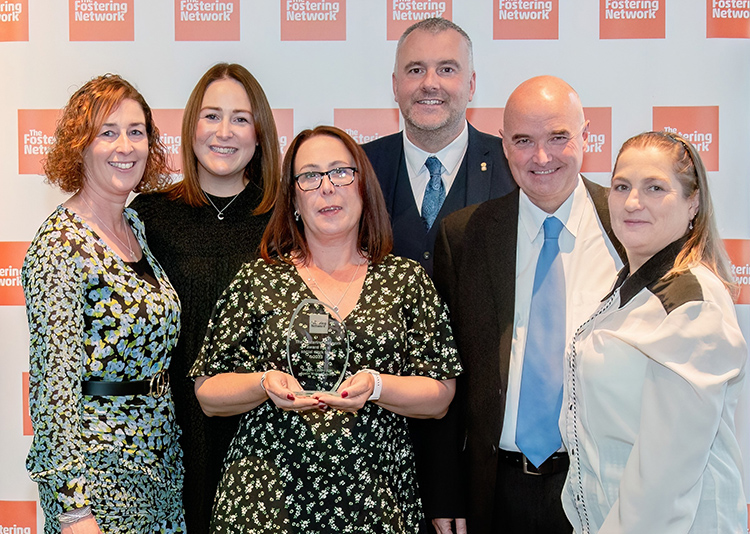 Prestigious fostering excellence award for Anglesey team