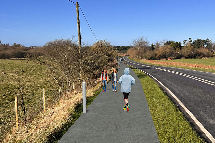 Work to begin on new active travel link at Malltraeth and Newborough